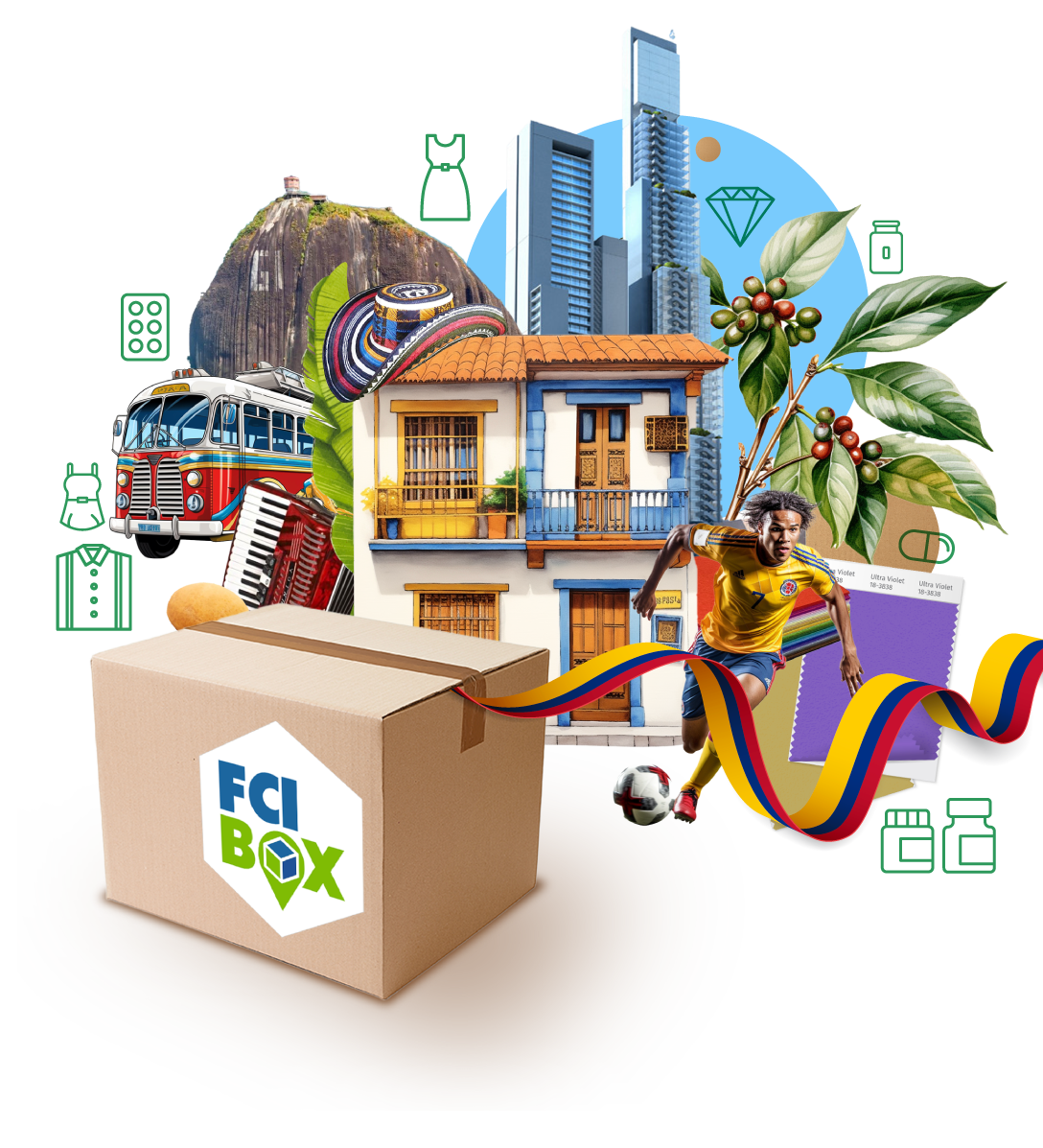 Colombia - Panamá - Landings | FCI Box